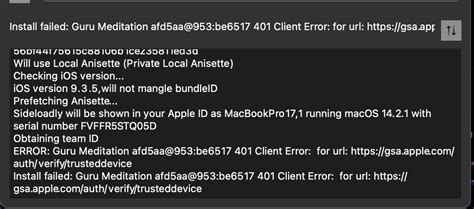 Receiving This Error When Attempting To Sideload Kok3shi9 Rsideloadly