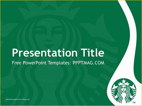 Free Starbucks Coffee Powerpoint Template Of Free Starbucks Powerpoint