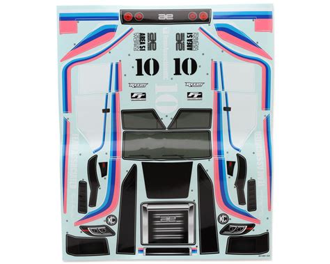 Team Associated 6x6 Body Set Unpainted With Decals Asc31954 Mk