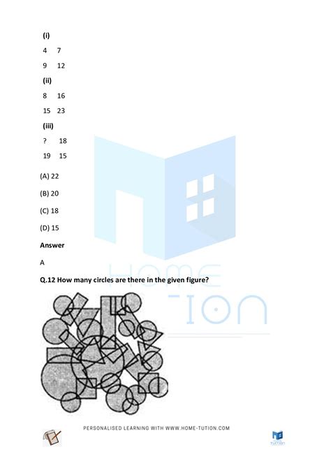 Cbse Class 4 Maths Logical Reasoning Worksheet Download Free Pdf Home Tution