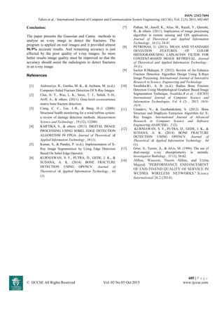 An Image Based Bone Fracture Detection Using AForge Library PDF