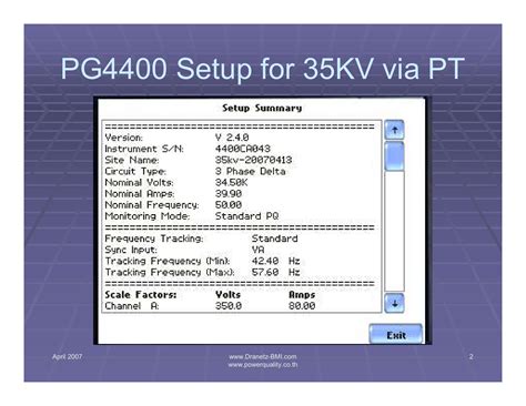 Pg4400 Capture Of Pf Capacitor Switching Transients An Intelligent Pq Instrument Power Quality