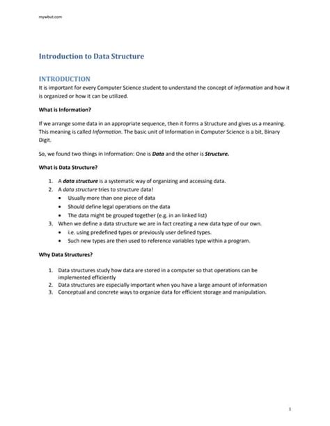 C Data Structure Pptppt