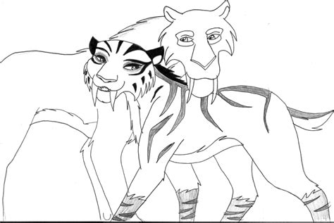 Diego And Shira Ice Age 4