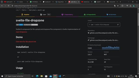 Made A Dark Mode Chrome Extension For Npmjs Rnpm
