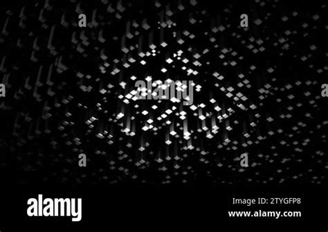 Abstract Moving Geometric Shapes From The Top To The Bottom Animation