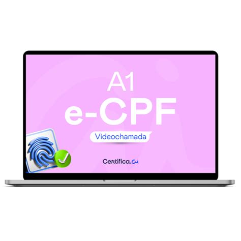 Certificado Digital E Cpf A1