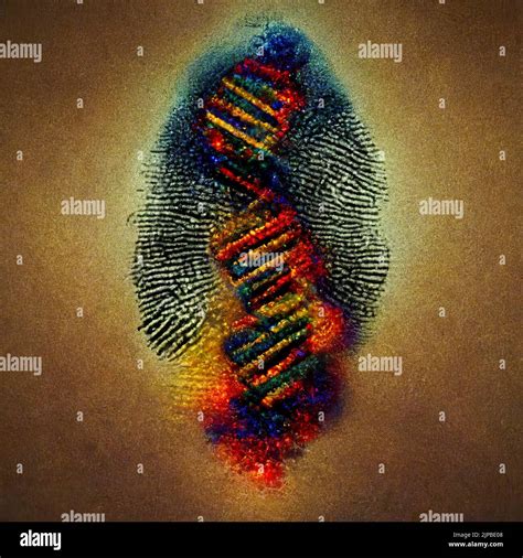 DNA Profiling Conceptual Illustration Stock Photo Alamy