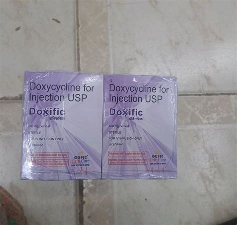 100mg Doxific Doxycycline Injection Usp Set At ₹ 130 Pack Doxycycline Injection In Patna Id