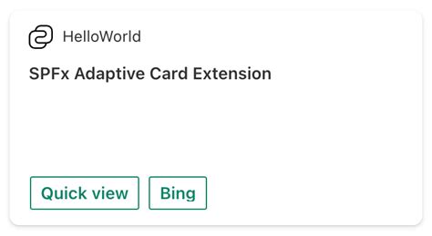 Build Your First Sharepoint Adaptive Card Extension Microsoft Learn