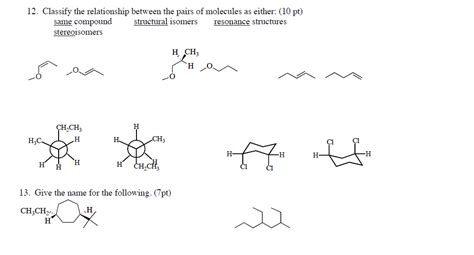 Solved Classify The Relationship Between The Pairs Of