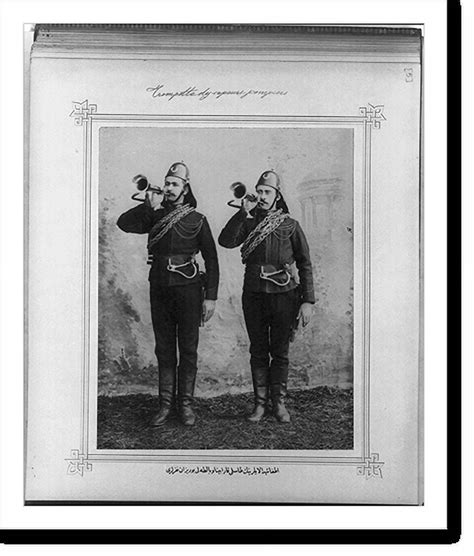 Historic Print The Soldiers Of The Fire Brigade With Bugles Axes