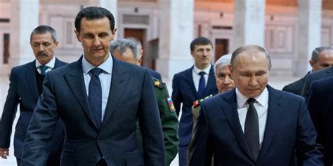 Syrie Bachar Al Assad Est Arrivé à Moscou Avec Sa Famille