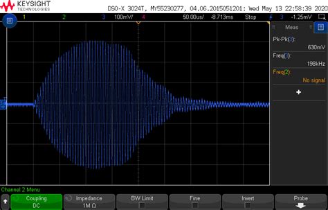 15 Oscilloscope Plot Of Transducer Terminal Voltage Download