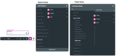 Date Styling Titan Web
