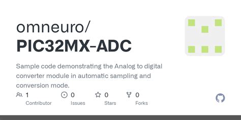 GitHub Omneuro PIC MX ADC Sample Code Demonstrating The Analog To