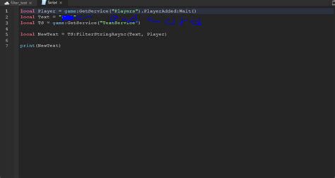 How Do I Filter A String Scripting Support Developer Forum Roblox