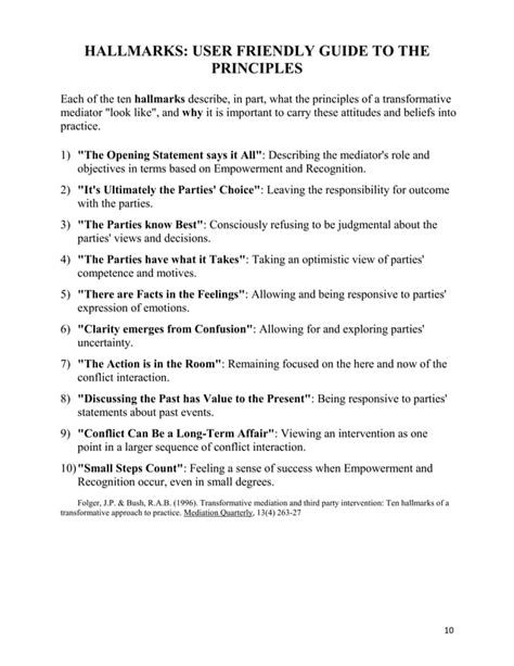 Introduction To Transformative Mediation Pdf War And Conflicts