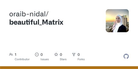 Github Oraib Nidal Beautiful Matrix