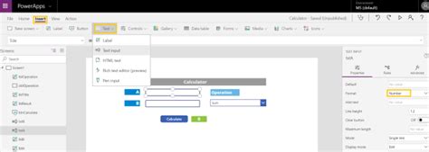 Powerapps Step By Step Build A Simple Calculator App Rajeev