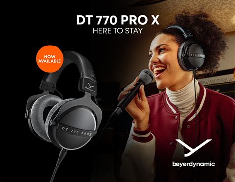 Beyerdynamic Expands Its Pro Portfolio With The Dt 770 Pro X Headphones Techpowerup