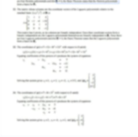 Solution Linear Algebra Vector Spaces Practice Exam With Answers