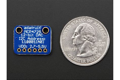 Mcp4725 Breakout Board 12 Bit Dac Wi2c Interface Kiwi Electronics