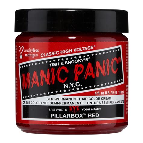 Manic Panic Classic Pillarbox Red Semi Permanent Hair