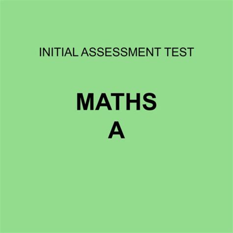 Initial Assessment Test Maths A Choice Training Online Nvq Courses
