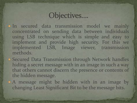 Secure Data Transmission 2010csc029 Ppt