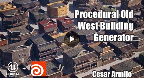 Procedural Houdini Unrealengine Procedurally Environments Landmark Level Hda Tools