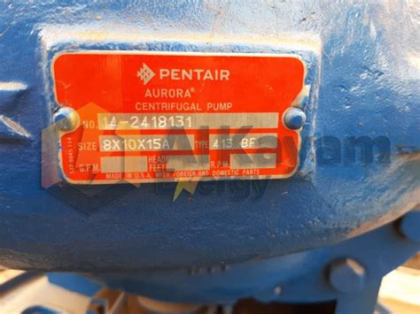Al Kayam Energy 2new Pentair Aurora Centrifugal Pump For Sale