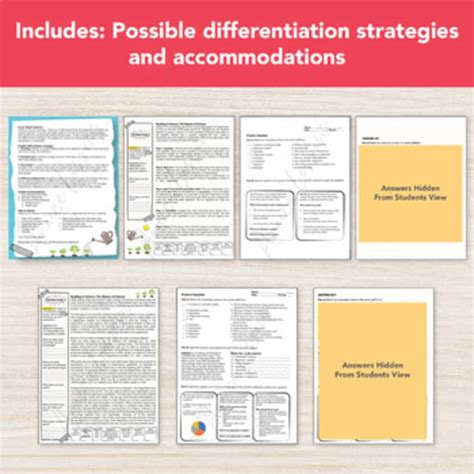 Scientific Method Scaffolded Reading Assignment Nature Of Science