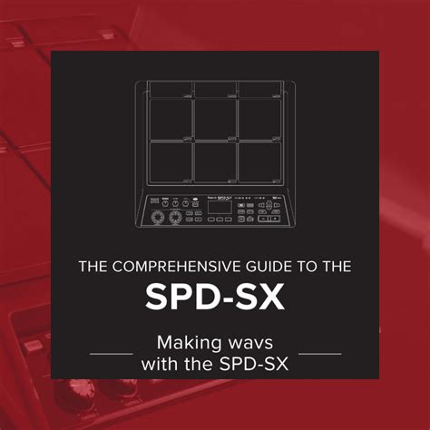 Getting WAV Samples Into The Roland SPD SX Sampling Pad