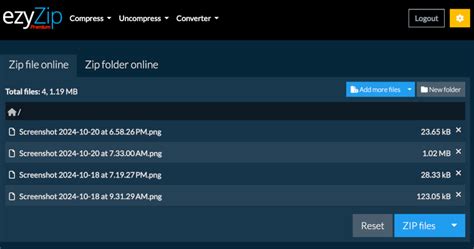 Unzip Files Online No Registration Required Ezyzip
