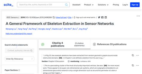 A General Framework Of Skeleton Extraction In Sensor Networks