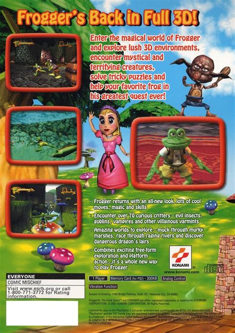 Frogger The Great Quest Sony Playstation 2 Game