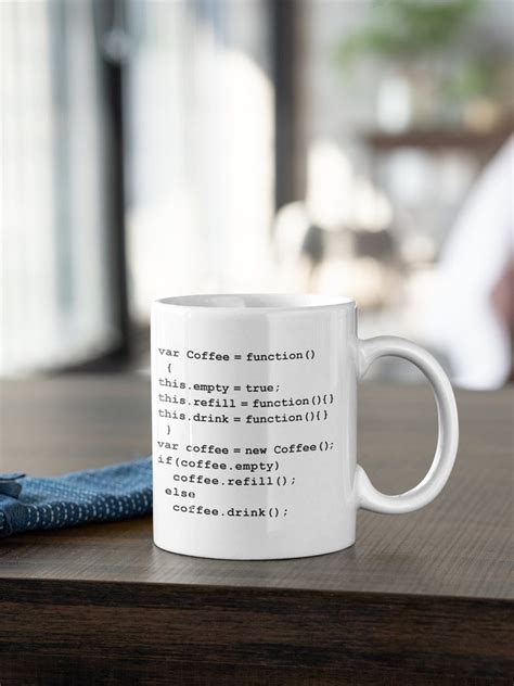 Javascript Coffee Mug Javascript Mug C Cofee Mug C Etsy