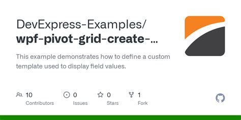 Github Devexpress Exampleswpf Pivot Grid Create Field Value Template This Example
