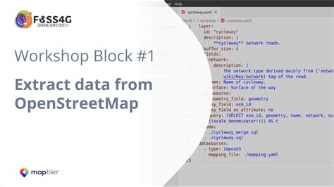 Extract Data From OpenStreetMap FOSS G Workshop Block YouTube