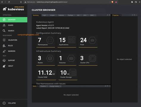 how to manage kubernetes cluster with kubevious computingforgeeks