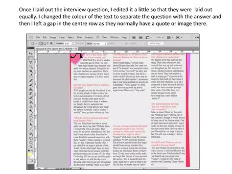 Interview Layout Ppt