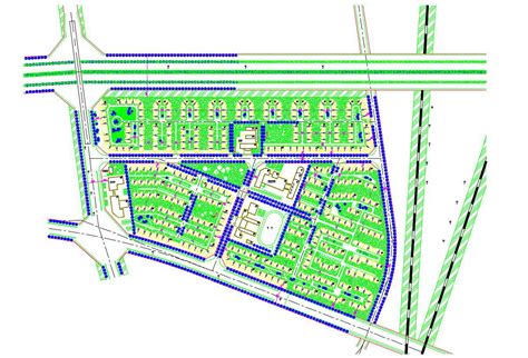 Master Plan AutoCAD Drawing Cadbull