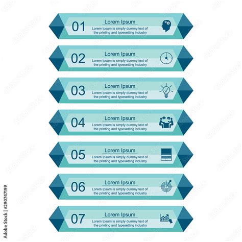 Business Data Visualization Infographics Scheme Of The Process Of Elements Using Graphs