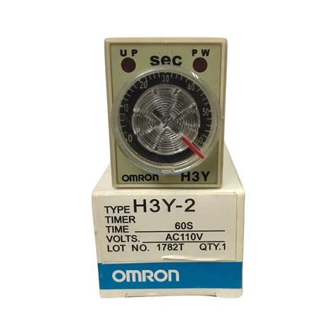 H3y 2 Omron Ac110v Delay Timer Time Relay 0 60sec With Base Th