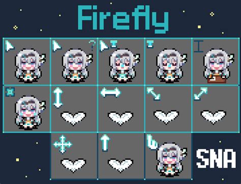 Honkai Star Rail Firefly Mouse Cursor Rhonkaistarrail