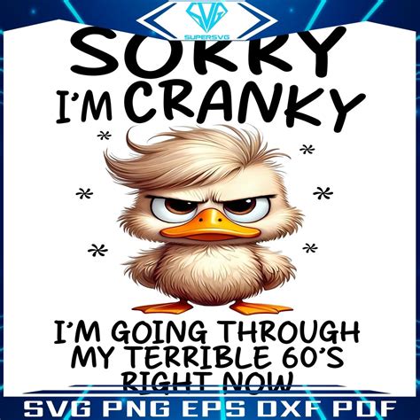 Cranky Mode Navigating My Tough 60s Right Now Svg