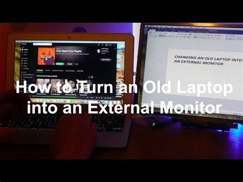 How To Turn Any Laptop Screen Into A Monitor Review YouTube Turn Ons Laptop Screen Monitor