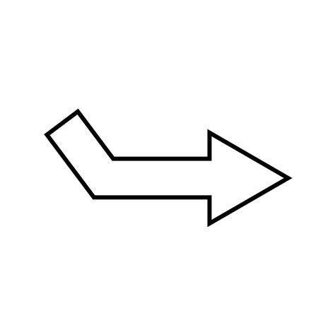 Arrow Icon Outline Vector Simple Black And White Arrow Icon Left Arrow Right Arrow Next Up