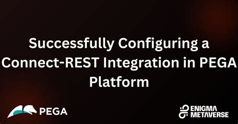 Successfully Configuring A Connect Rest Integration In Pega Platform
